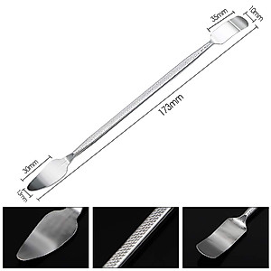 3pcs Metal Spudger Set Mobile Phone Opening Repair Pry Tool Double-ended Stainless Steel Thin Pry Bar Disassemble Hand Tool Kit for Electronics, Cell Phone, Laptop,tablets,ipad and Other Device