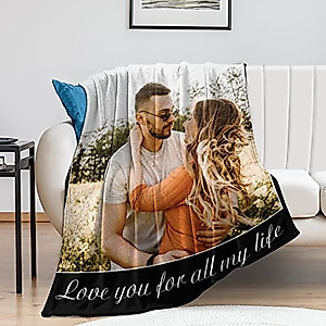 Custom Blanket, Custom Blankets with Photos: Made in USA, Personalized Blanket Memorial Gift 10 Photos Collage Customized Blankets, Throw Blanket for Family Lover Birthday Wedding Christmas-5 Sizes