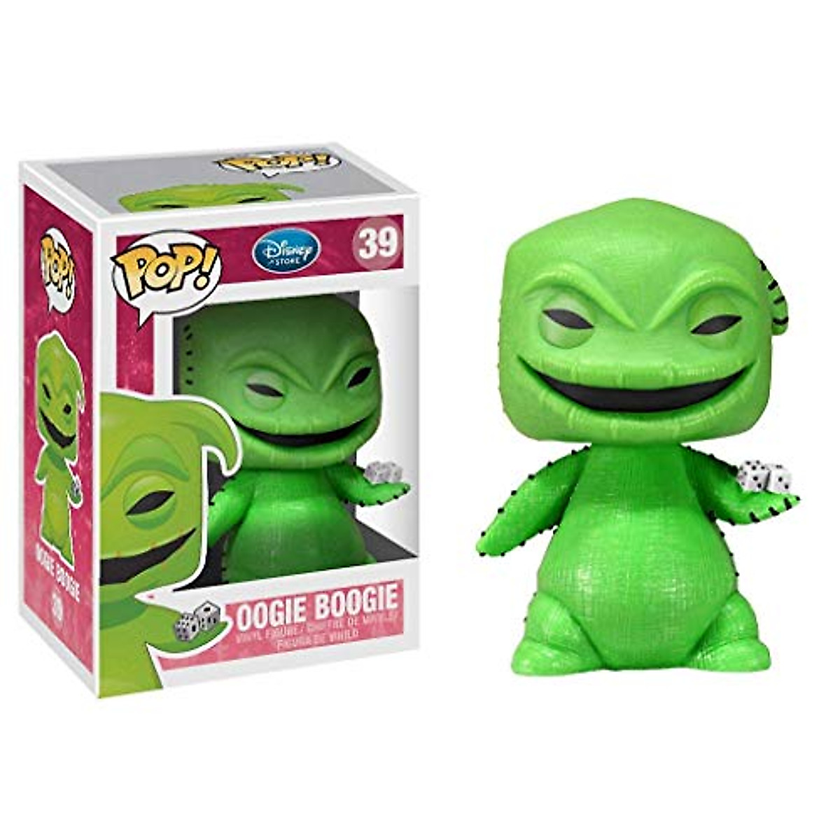 POP Disney: The Nightmare Before Christmas - Oogie Boogie Funko Pop! Vinyl Figure (Bundled with Compatible Pop Box Protector Case) Multicolor 3.75 inches