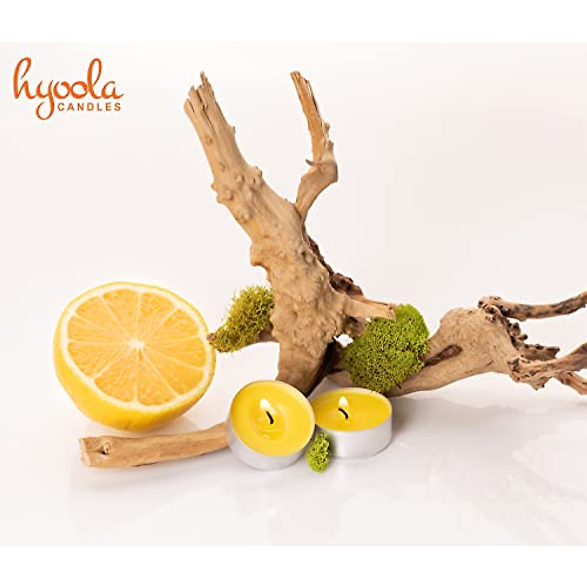 Tealight Citronella Candles - Anti Mosquito Candle - 4 Hour Burn - 50 Pack - DEET Free