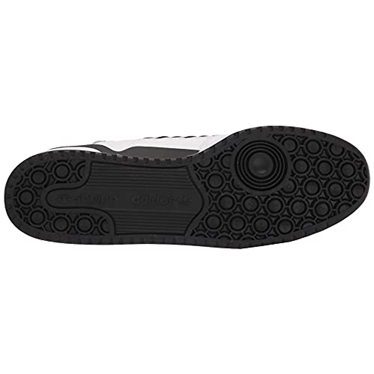 adidas Men's Forum Mid Sneaker, White/Black/White, 9