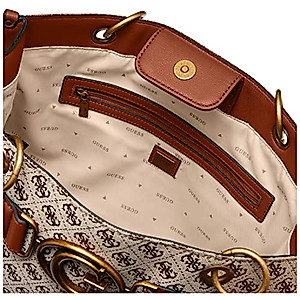 Guess AVIANA TOTE Women's Ladies Bag, Cognac Beige