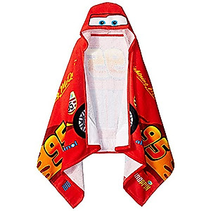 Disney/Pixar Cars ‘Tune Up’ Hooded Cape Towel, 22” x 51”