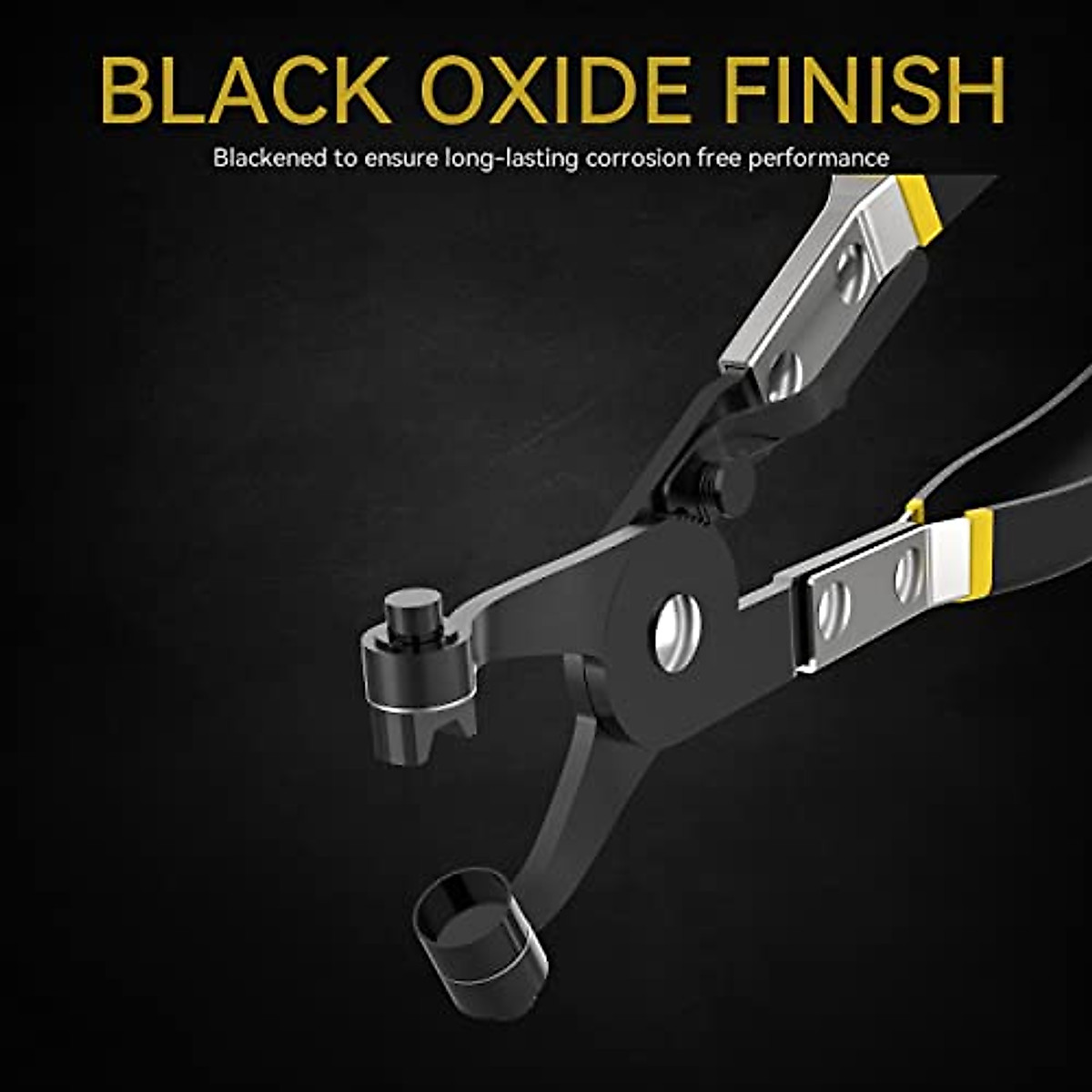 Renekton Hose Clamp Plier Swivel Flat Band for Removal and Installation of Flat-Band or Ring-Type Hose Clamps