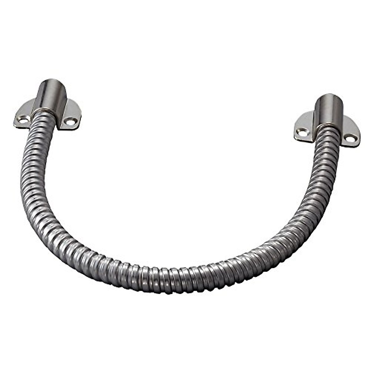 UHPPOTE Flexible Armored Door Loop Wire Protector with Alloy Ends (16" Long, 1/2" OD)