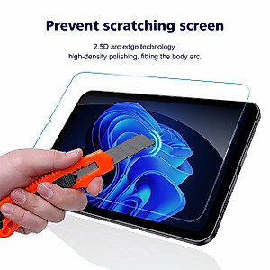 doeboe Screen Protector for iPad Mini 6 (8.3 inch, 2021), 2 Packs Tempered Glass 9H Hardness Protector for New iPad Mini 6th Generation, with Auto Exhaust Function, Bubble Free, Anti Scratch