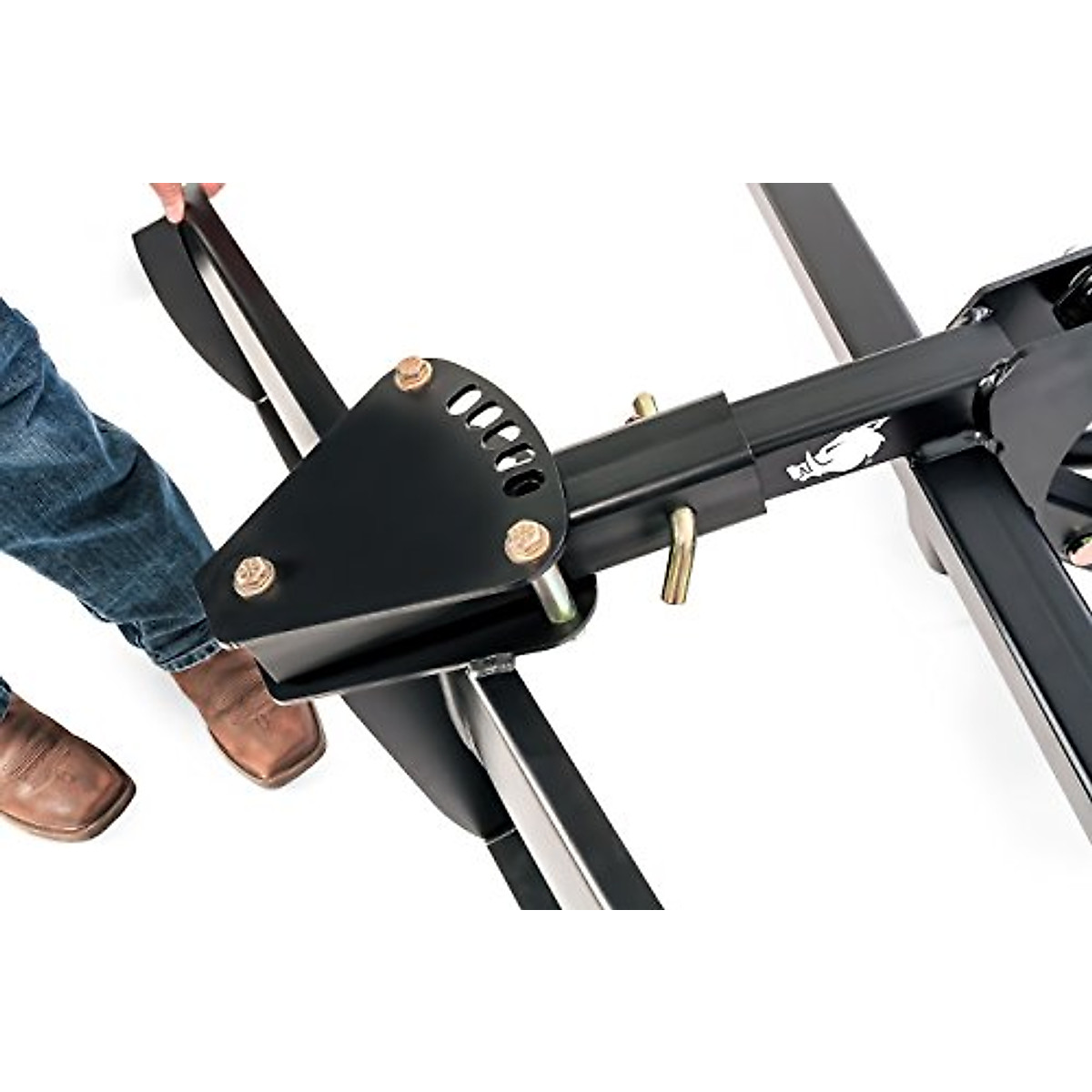 Black Boar ATV/UTV Scrape Blade Implement, Adjusts 0, 7.5 or 15 Degrees in Either Direction, Use to Cultivte, Establish Food Plot, Maintain Your Land (66005)
