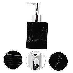 LIFKICH Bottled Shower Gel Bottle Marble Soap Dispenser Makeup Sample Bottles Soap Pump Bottle Lotion Soap Dispenser Foam Pump Bottle Storage Bottle Resin Soap Bottle Simple