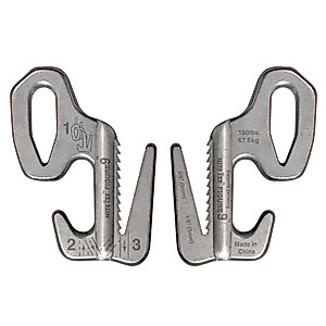 Nite Ize Figure 9 Rope Tightener, Large - Aluminum (3-Pack)