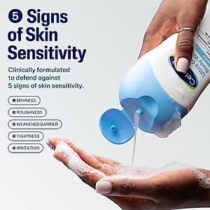 Cetaphil Ultra Gentle Refreshing Body Wash, For Dry to Normal, Sensitive Skin, 16.9oz Pack of 3, Aloe Vera, Calendula, Vitamin B5, Hypoallergenic, Paraben Free, Fragrance Free, Dermatologist Tested