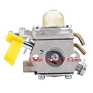 Venseri 26cc Carburetor with Check Valve for Homelite Ryobi Poulan Craftsman 30cc 26cc Trimmer Blower ZAMA C1U-H60 Carb Replace 308054013 308054012 308054004 308054008