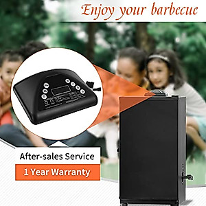 Digital Thermostat Panel Kit Replacement with Electric Smoker Temperature Probe Compatible with Masterbuilt 20070211, 20070311, 20070411 and More Digital Electric Smoker,Part Number-9907100001