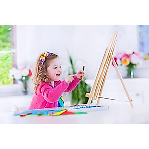 Dydjoy Paint by Numbers for Kids & Beginner, DIY Oil Painting Gift Kits 8"x8" Framed Canvas（Framed Canvas-2）