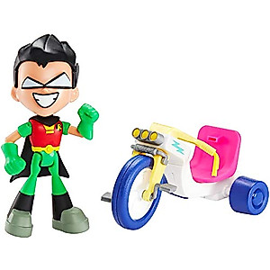 DC Comics Teen Titans GO! to The Movies Robin & Time Cycle Figure & Vehicle