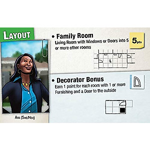 Floor Plan: A Roll & Write Home Design Game, Ages 8+, 1-100 Players, 20 Mins