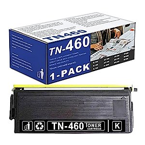 INDI 1 Pack TN-460 TN460 Black High Yield Toner Cartridge Replacement for Brother HL-1030 1200 1240 1250 1270N 1440 1450 1430 8350P 8350NLT 9650 9650N 9750 1650 1670N 1850 1870N Printer.