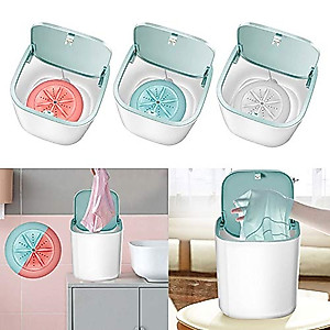 ZLXDP Mini Washing Machine Portable Personal Rotating Turbine Washer Home Business Trip Turbines Washer Convenient Laundry (Color : E)
