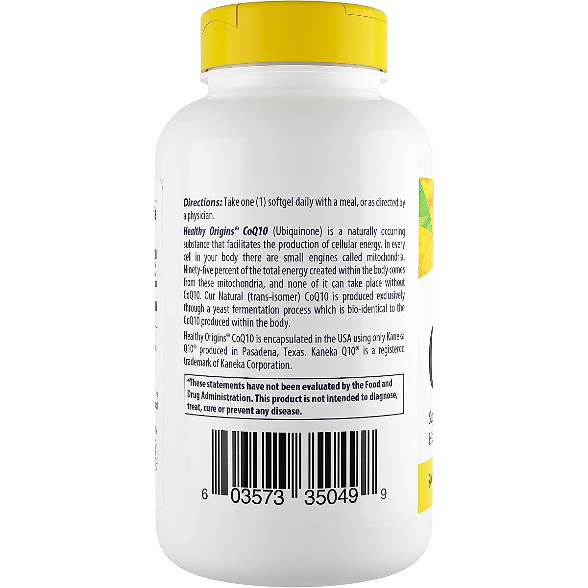 Healthy Origins CoQ10 (Kaneka Q10), 200 mg - Heart Health & Energy Supplement - Gluten-Free & Non-GMO Supplements - 150 Softgels