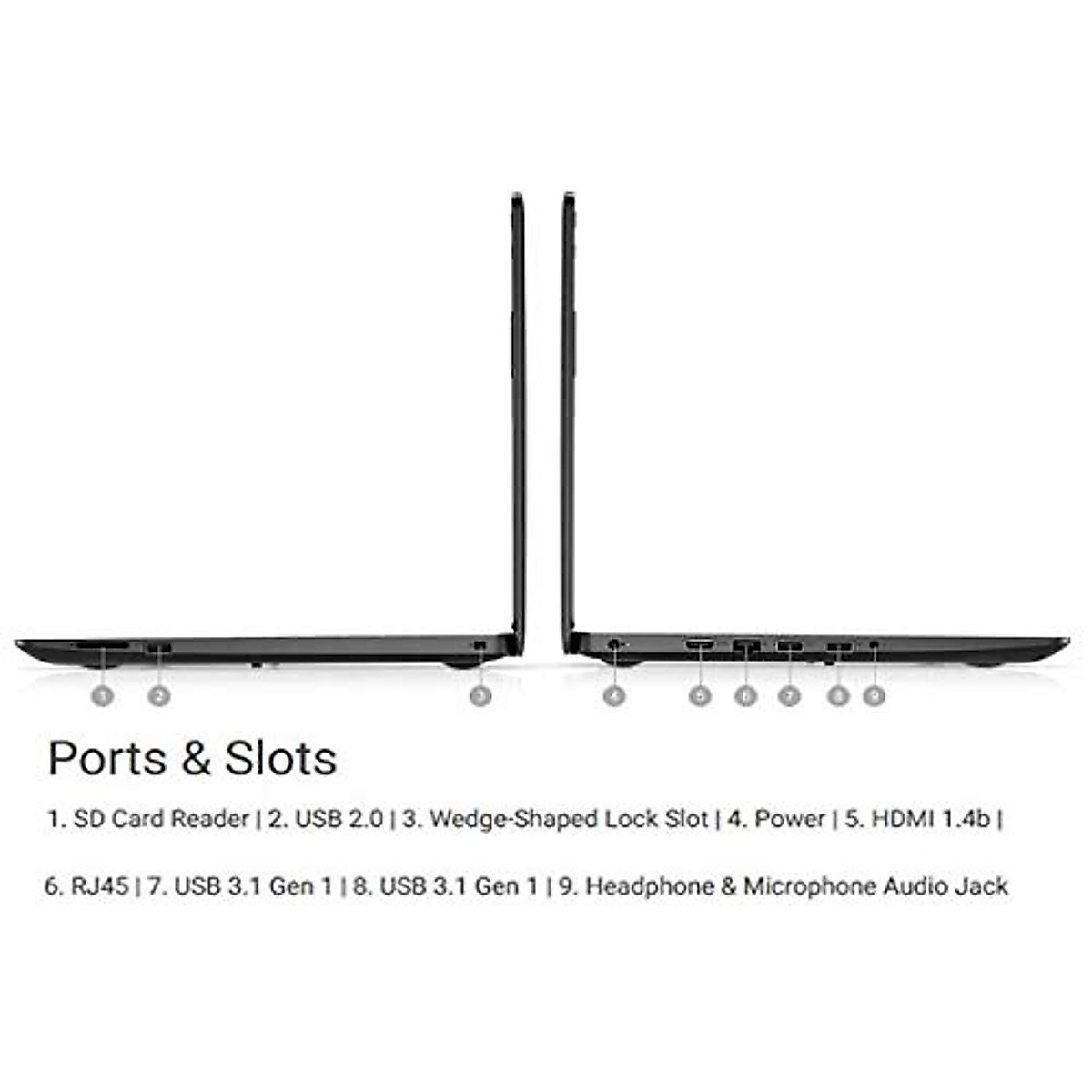2020 Dell Inspiron 14" Laptop Computer 10th Gen Intel i3 1005G1 Up to 3.4GHz 4GB DDR4 RAM 128GB PCIe SSD Untel UHD Graphics HDMI 802.11ac WiFi Bluetooth 4.1 Windows 10