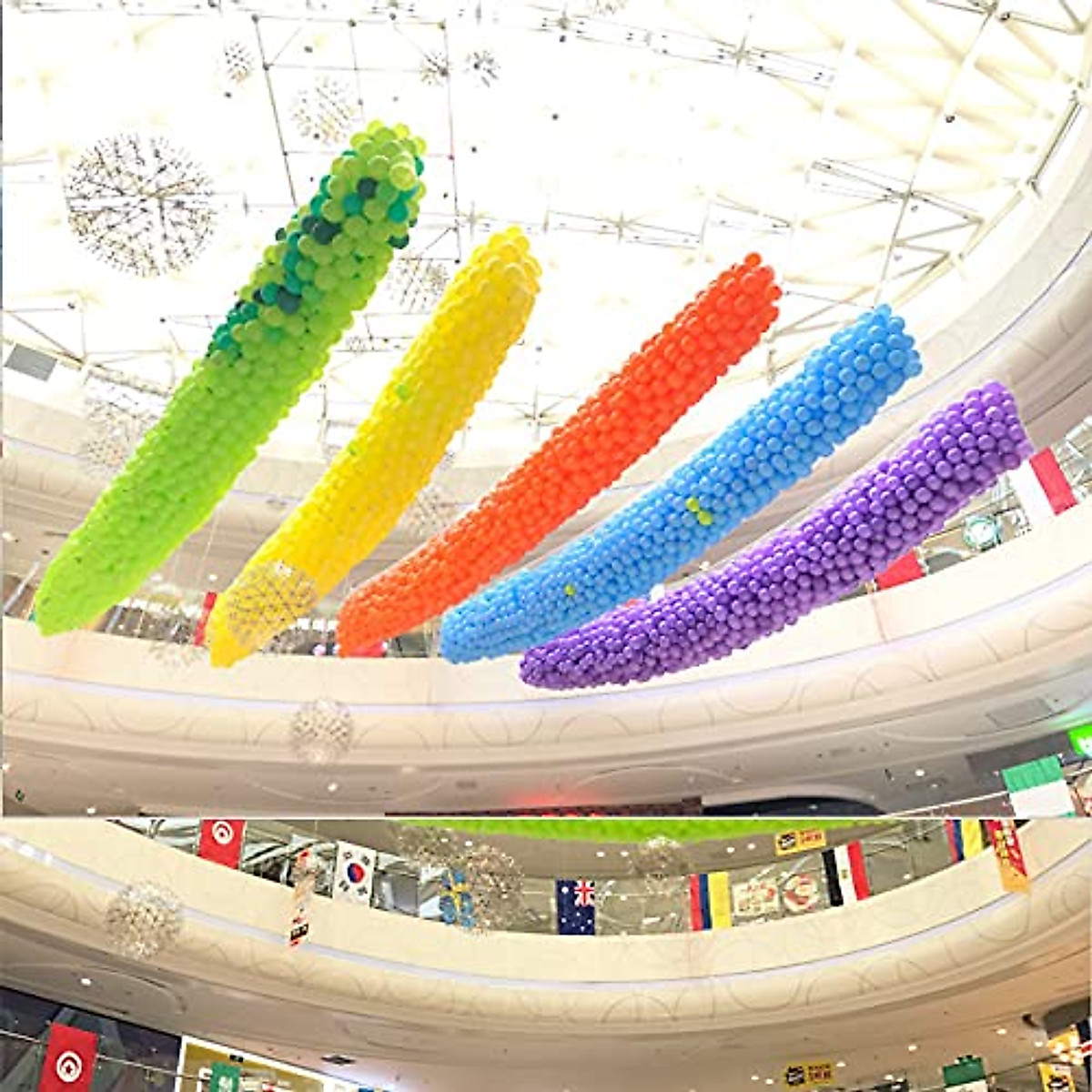 Balloon Drop Net for Ceiling Release can fly with helium at Bachelorette Birthday Party Graduation Anniversary Wedding New Years (Square net - 100)