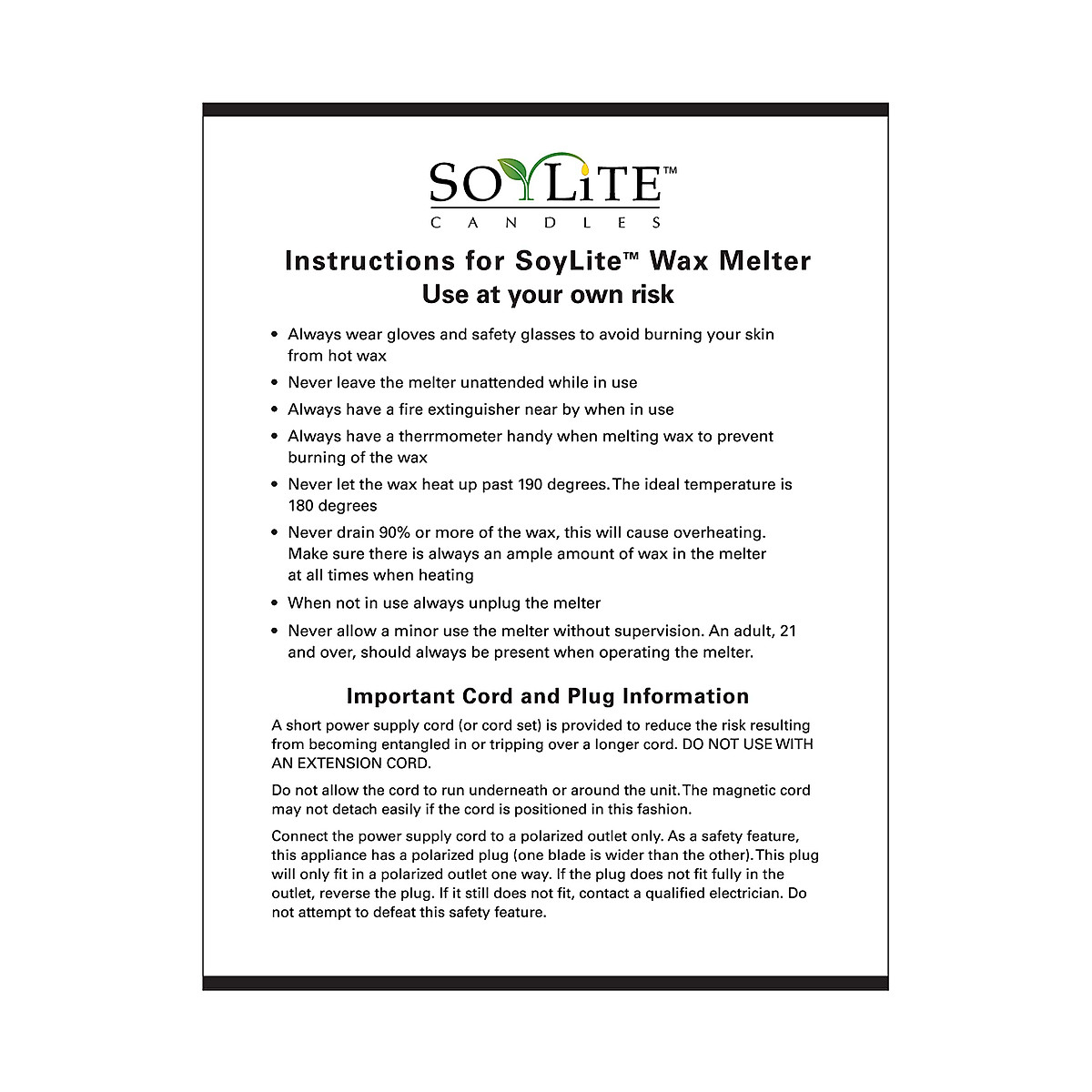 Wax Melter for Candle Making, Holds Approximately 7 Qts Or 14 Lbs of Melted Wax, Wax Melter Has Easy Pour Valve, by SOYLITE CANDLES