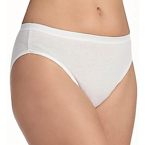 Fruit of the Loom Women's 3 Pack Assorted Cotton Hi-Cut Panties, Assorted, 10