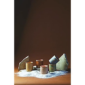 Paddywax Candles Dune Scented Soy Wax Candle, 8-Ounce Ceramic Jar with Burnished Cork Lid, Saltwater Suede