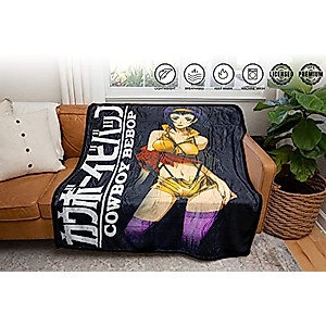 Cowboy Bebop Faye Valentine Standing Anime Fleece Throw Soft Lightweight Blanket 45x60 Multicolored BOCFB-BOP-FYLG