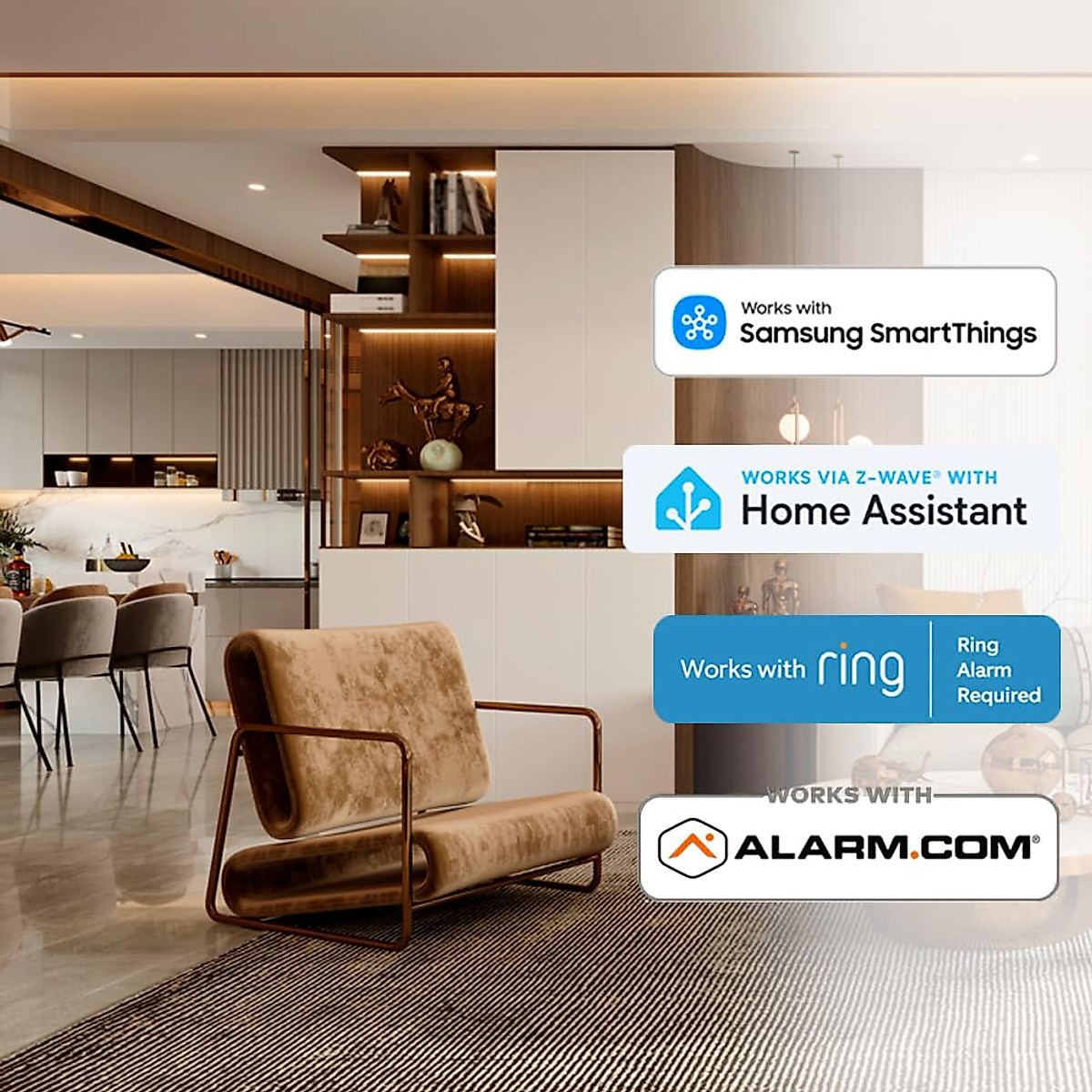 Leviton ZW15R-1BW Decora Smart Tamper-Resistant Outlet with Z-Wave Technology, 1 Pack, White