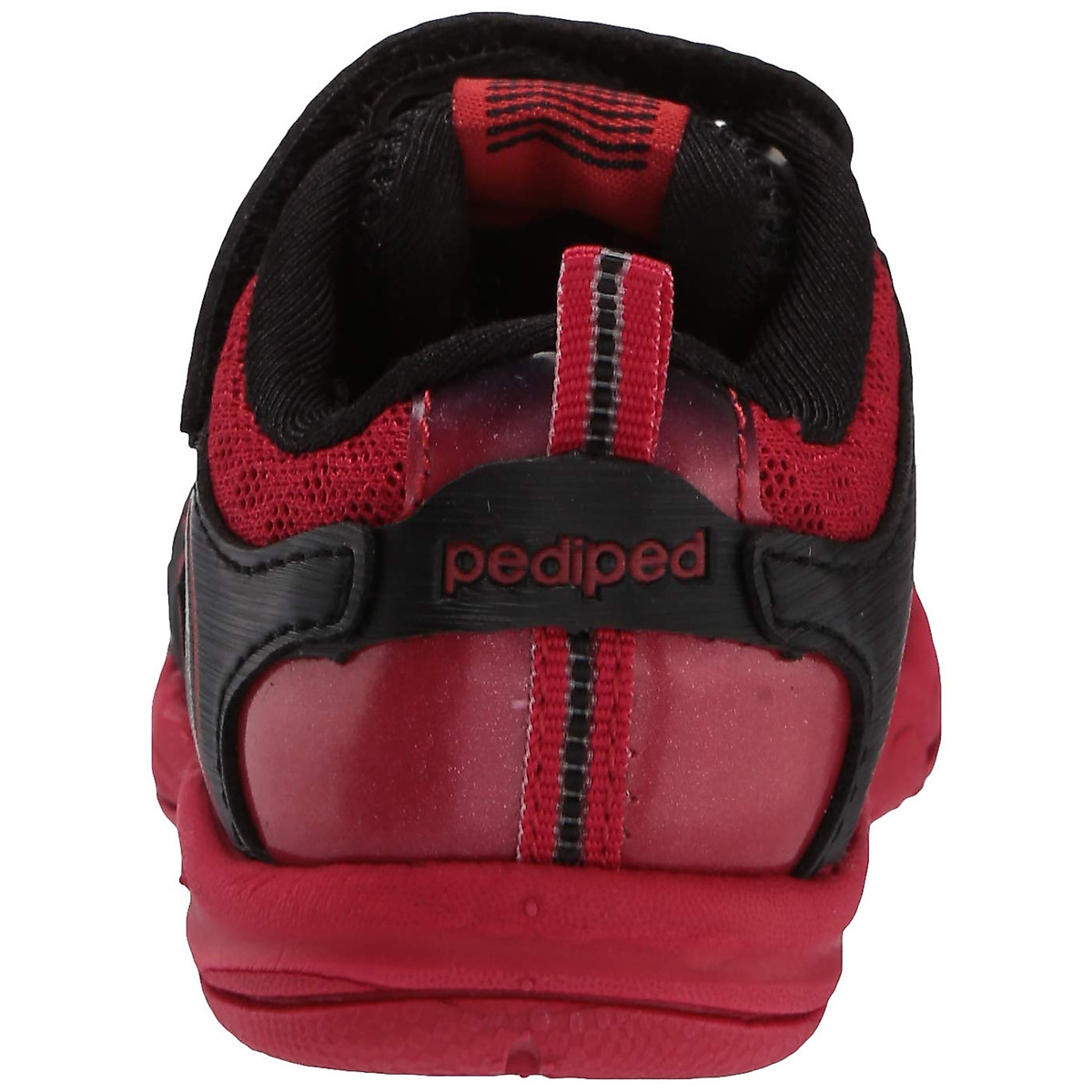 pediped baby-boys Sneaker Crib Shoe, White Grey, 2.5-3.5 M US