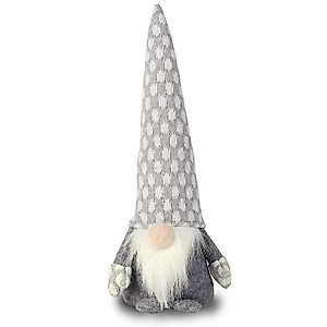 CERAYOU Decorative Door Stopper Santa Claus Door Stop, Fabric Heavy Duty Weighted Doorstop Wall Protector, Christmas Gnomes Ornaments for Home Office Decoration