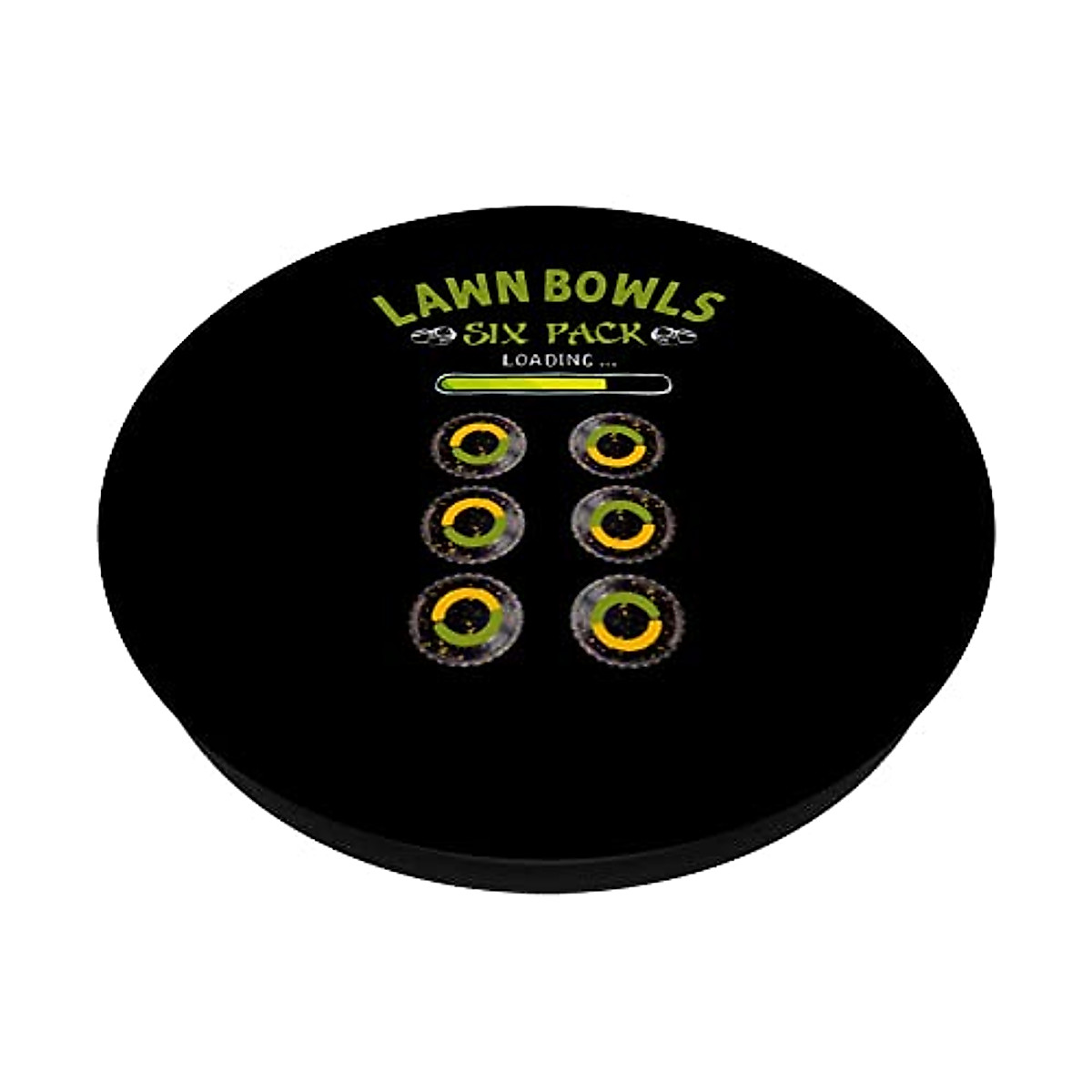 Funny Lawn Bowls Six Pack Idea For Men & Lawn Bowling PopSockets Swappable PopGrip