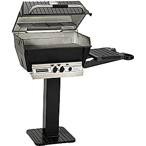 Broilmaster H3 Grill Package, Includes 26-Inch Patio Post with Base and Side Shelf Natural Gas