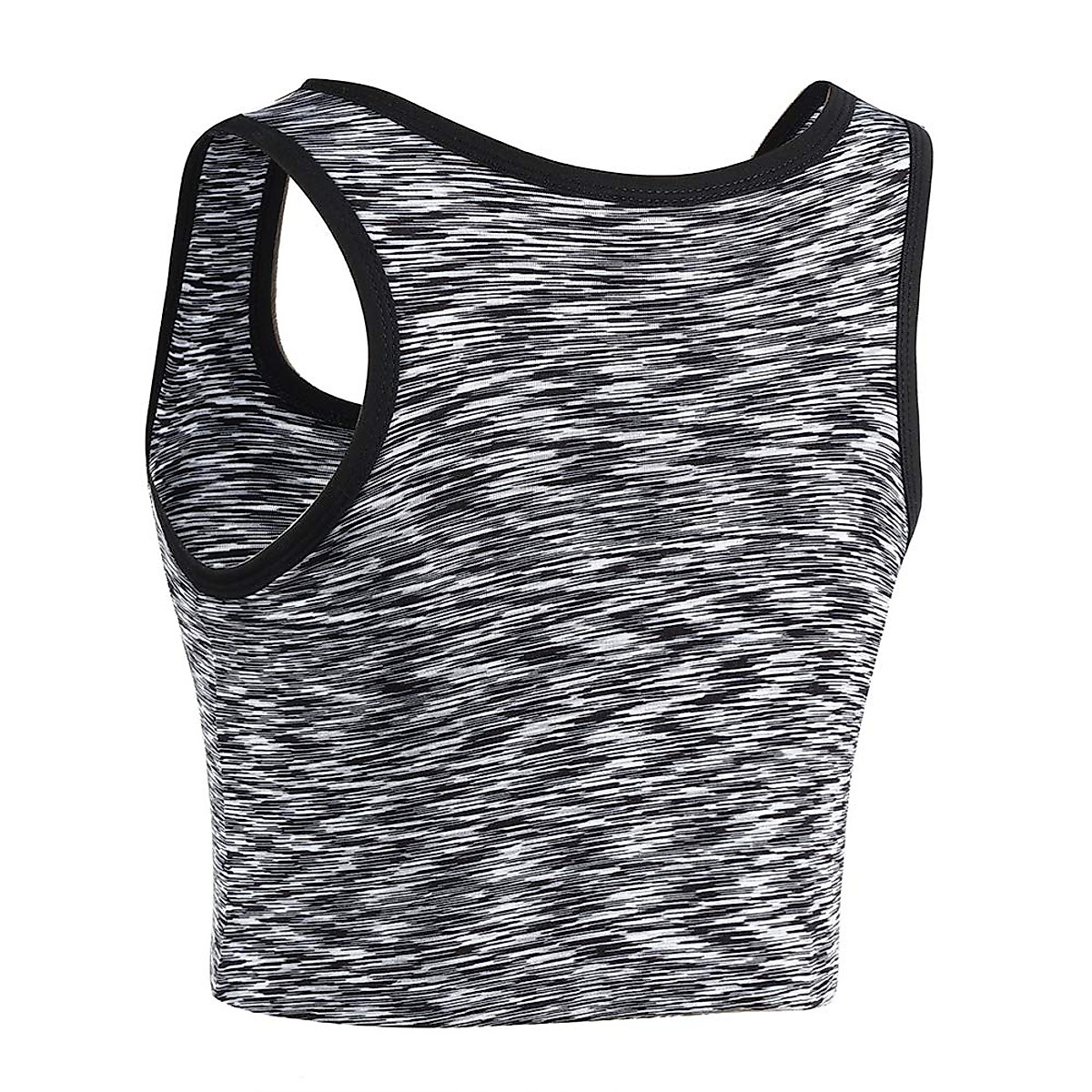 JARAZIN Women Tomboy Elastic Band Colors Chest Binder Tank Top (Medium, Light Grey)