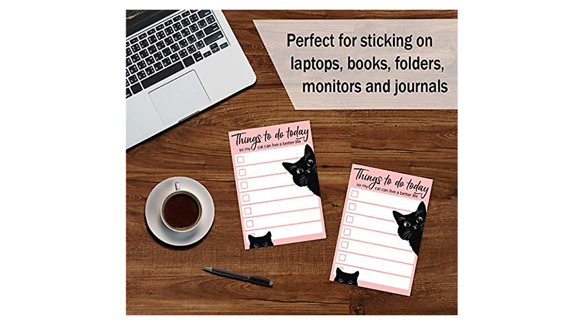 Funny Cat Sticky Notes for Cat Lovers | 50 Pages
