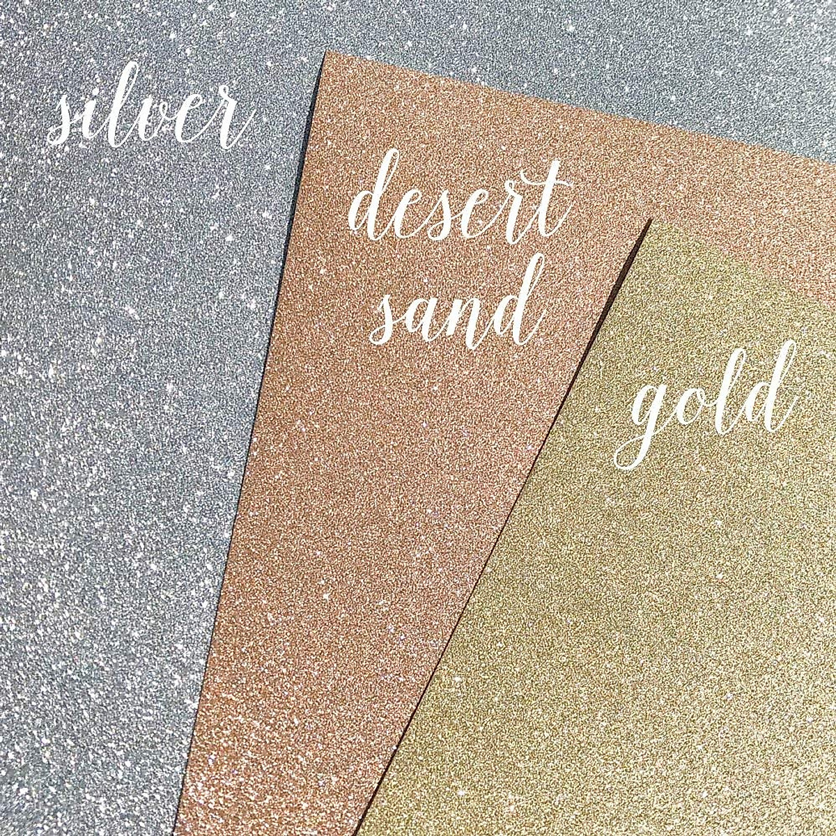 Cardstock Warehouse Sparkle Silver Glitter - 12 x 12" - 16 Pt. / 280 Gsm Premium Cardstock Paper - 10 Sheets