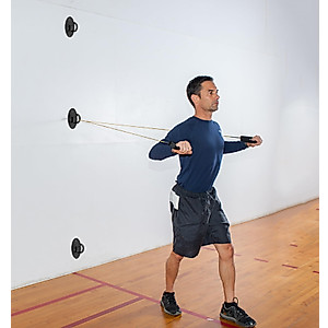 FITKIT Wall Mount 3 Anchors for Resistance Bands, Space Saving Workout Hooks for Strength Training, Home Gym Anchors for Physical Therapy Exercise, 3PCS (3 anchors)