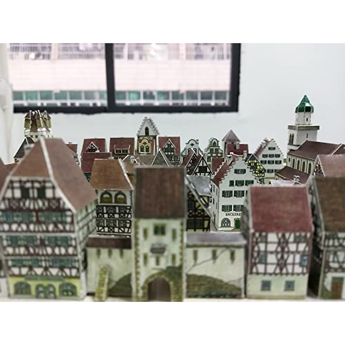 Medieval Town Building 3D Paper Puzzle Model Building for Adults 12"*9" DIY