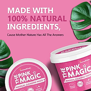 Natural All Purpose Cleaning Power Paste, Deep Cleaning Supplies, Household Scrub Paste Cleaner For Kitchen And Bathroom and other surfaces