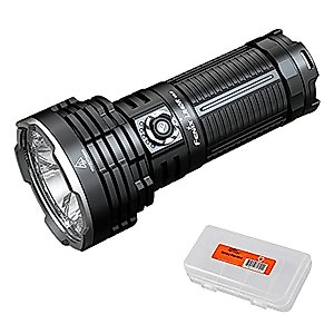 Fenix LR40R V2.0 15,000 Lumen Super Bright Flashlight, USB-C Fast Charging Rechargeable Long Throw Searchlight with Floodlight and Spotlight and Lumentac Organizer