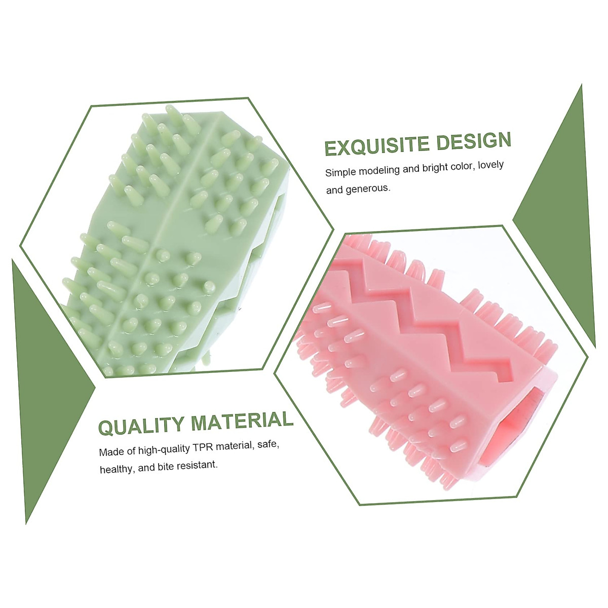 balacoo 6 Pcs Pet Teething Stick Puppy Teething Toy Puppy Chew Toys Dog Dental Chew Toy Puppy Puzzle Toys Chew Toys for Dogs Chewing Toys for Dogs Dog Tooth Brush Pet Supplies Taste TPR