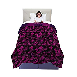 Franco Kids Bedding Super Soft Reversible Comforter, Twin/Full, Disney Descendants 3