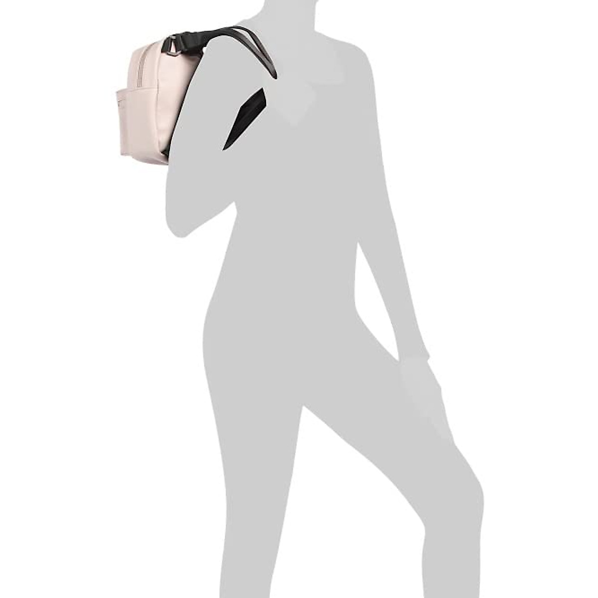 Rae Dunn Convertible Backpack (Love/Blush, Small)