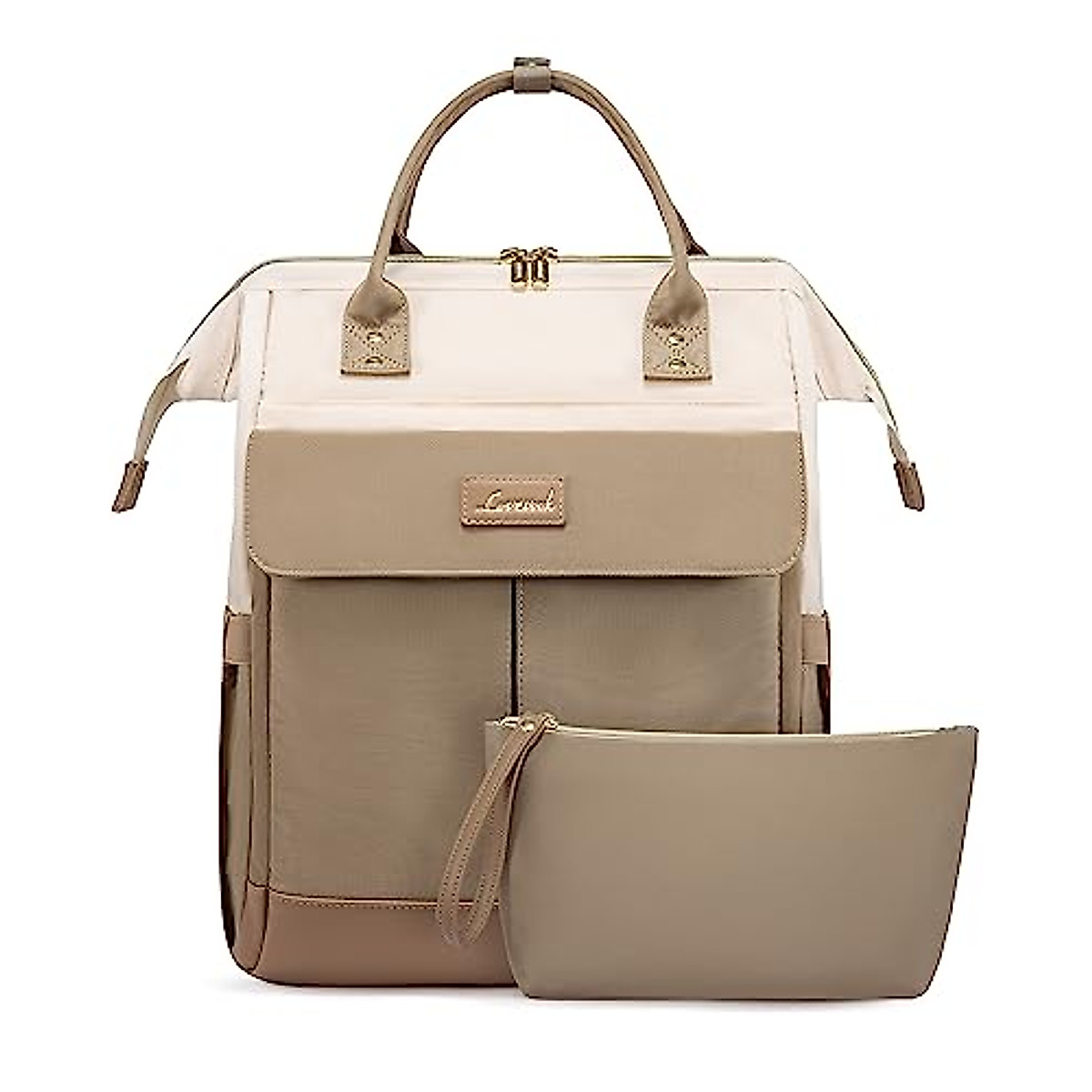 LOVEVOOK Laptop Backpack for Women,15.6 Inch Work Travel Backpack with Charging Port, Teacher Nurse Bag With Organizer Pouch Fashion Daypack Computer Backpack for Business College