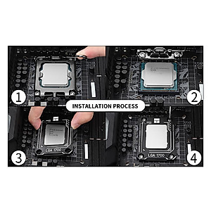 Thermalright Intel 13/14th Generation LGA1700 Anti-Bending Buckle,Curved Pressure Plate,CPU Fixing Buckle,CPU Stress Bending Correction Fixer, Fully Fitted and Fixed Without Trace Installation (Black)