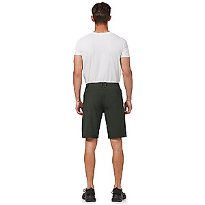 Hiauspor Men's Hiking Cargo Shorts 9"/10" Quick Dry Lightweight Waterproof for Golf Tactical Fishing Casual with 6 Pockets (Army Green, 34)