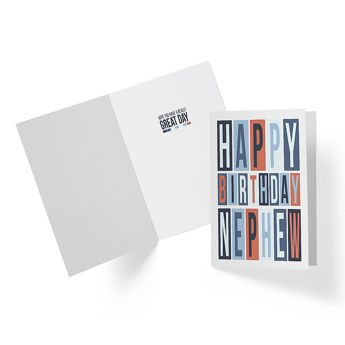 Sweet Birthday Card for Nephew, Large 5.5 x 8.5 Nephew Birthday Card, Happy Birthday Nephew Card, Birthday Card Nephew, Karto Happy Nephew