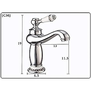 NANZU Kitchen & Bath Fixtures Taps Faucet,Hot and Cold Mixer Faucet Kitchen Faucet Bathroom Single Hole Basin Faucet, B,C