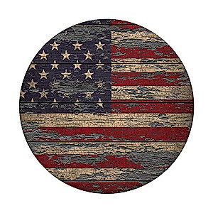 American Flag Weathered PopSockets PopGrip: Swappable Grip for Phones & Tablets