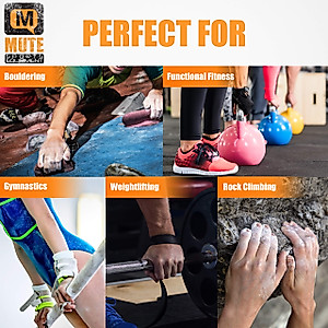 Mute Premium Athletic Gym Chalk Blocks 2 oz. 8 Pack Box | 1 Pound | Magnesium Carbonate | Weightlifting, Gymnastics, Rock Climbing, Olympic Lifting